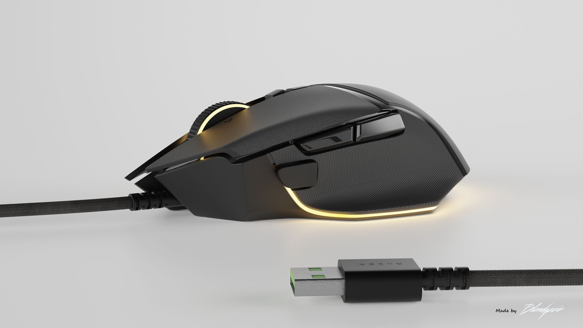 RAZER BASILISK V3 WIRED 3D - TurboSquid 2101683