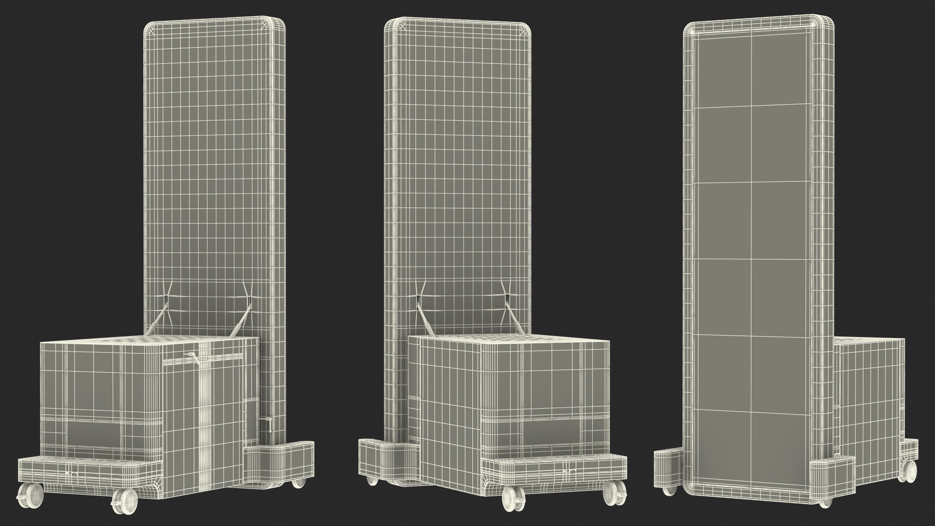 Vertical Interactive Table Display Human Device 3D Model - TurboSquid ...