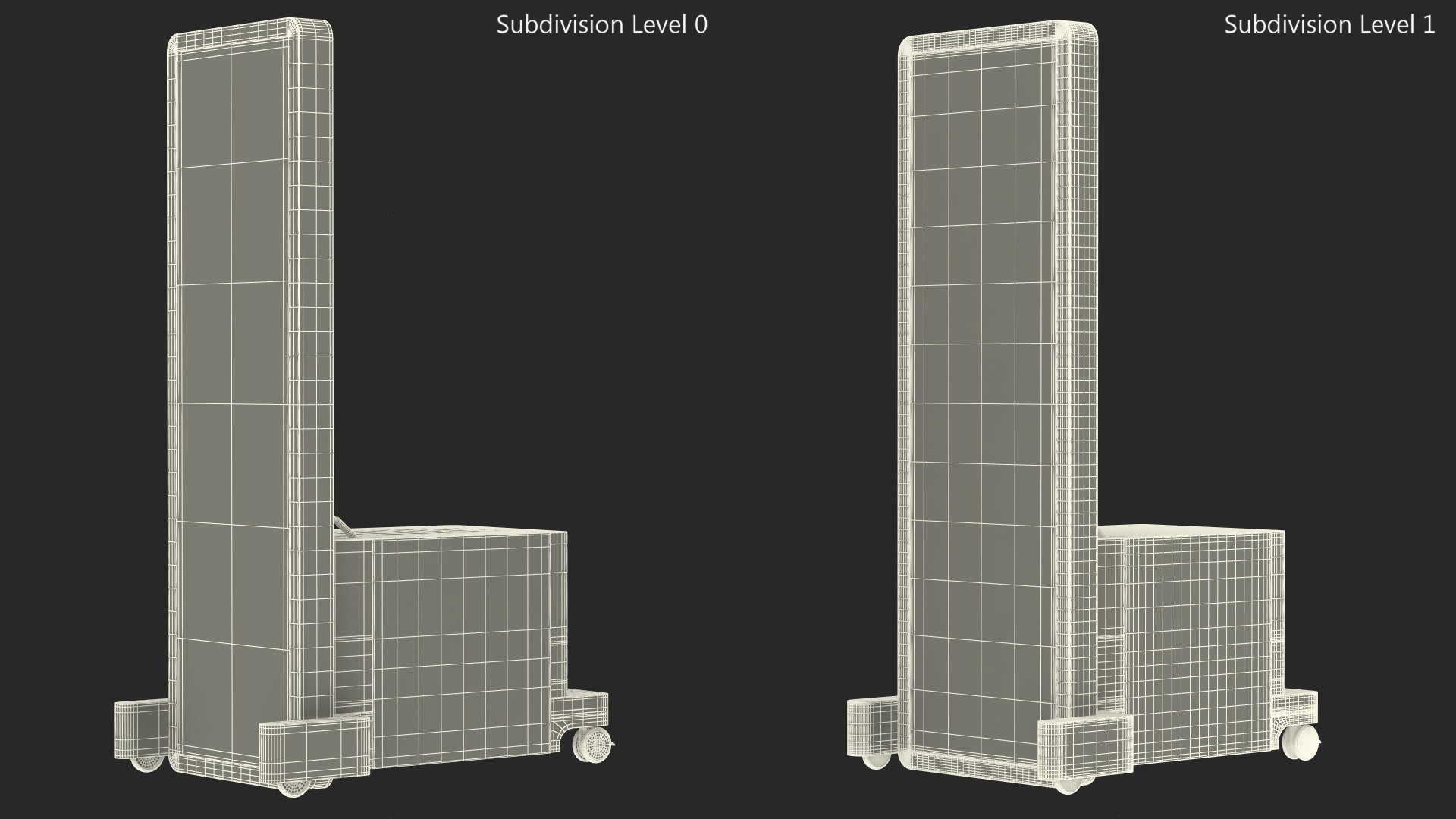 Vertical Interactive Table Display Human Device 3D model - TurboSquid ...