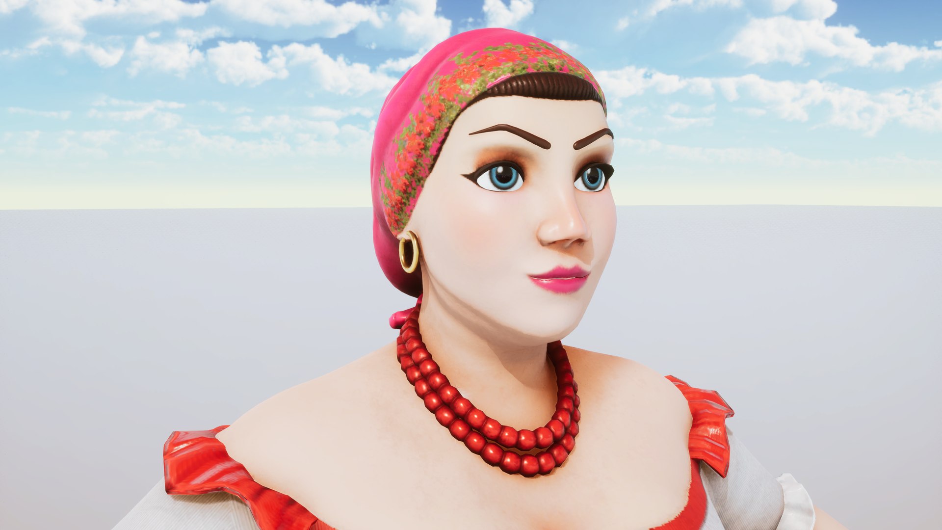 3D Stylized Character Woman Rigged With Shape Keys Model - TurboSquid ...