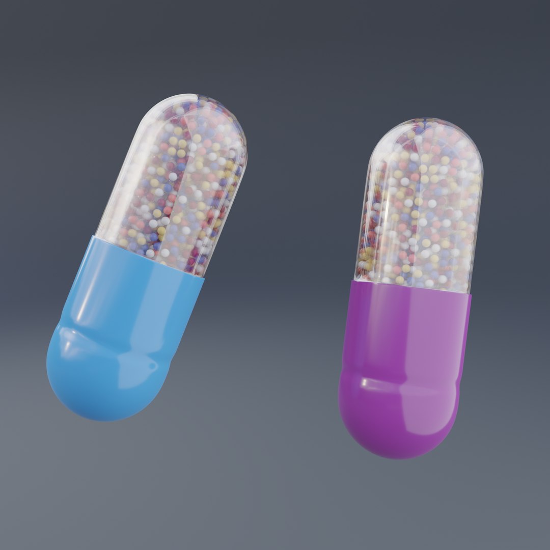 Pills 3D Model - TurboSquid 1782347