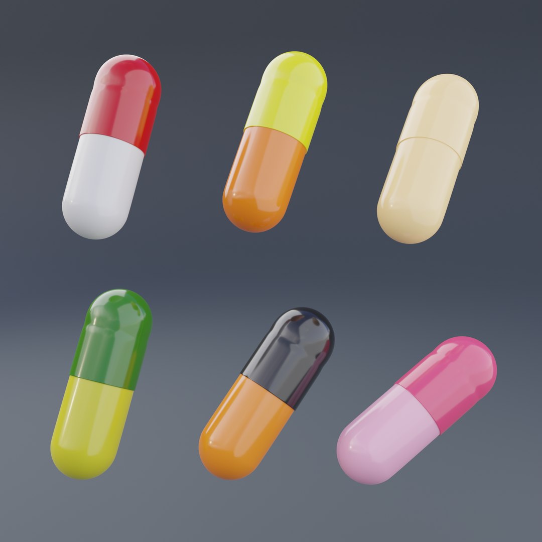 Pills 3D Model - TurboSquid 1782347
