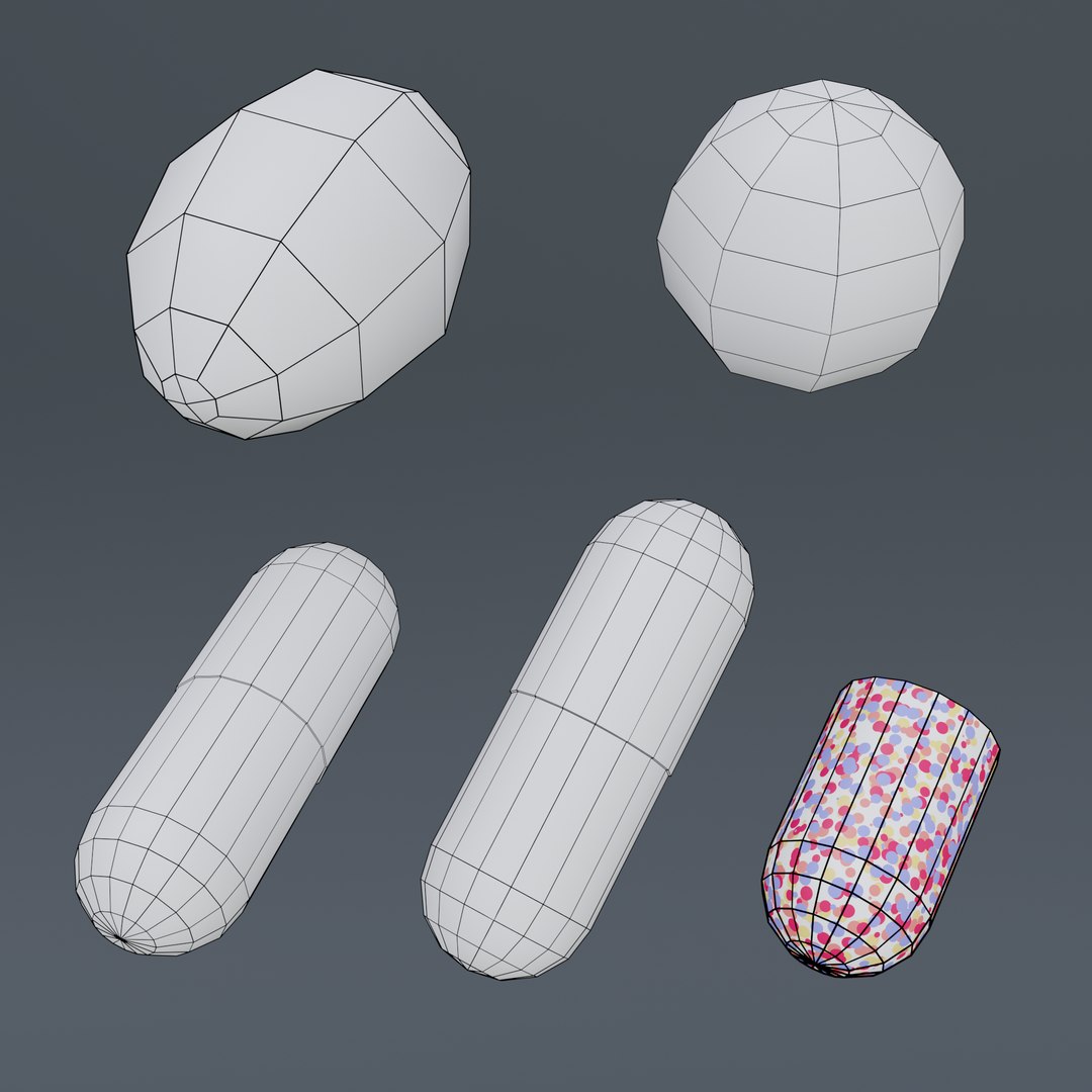 Pills 3D Model - TurboSquid 1782347