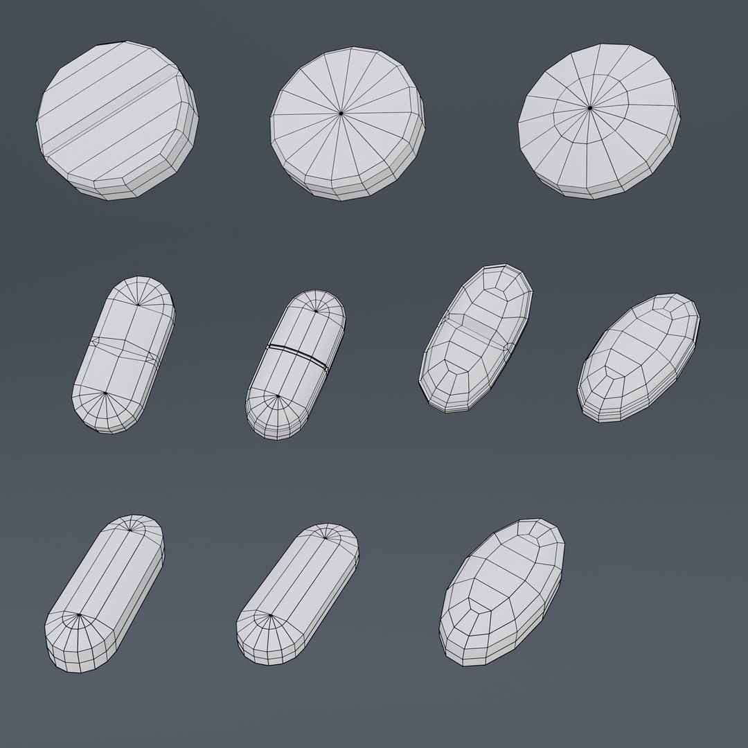 Pills 3D Model - TurboSquid 1782347