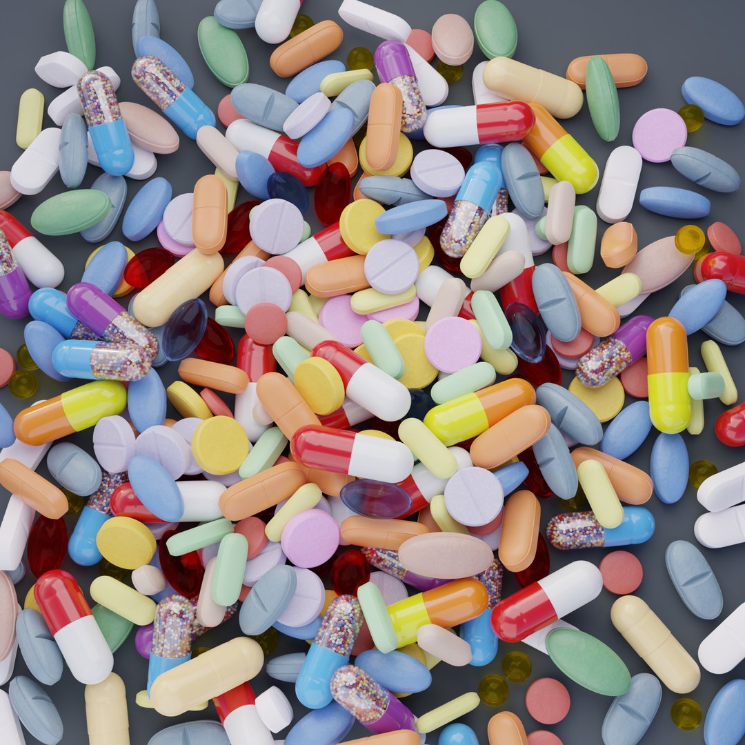 Pills 3D Model - TurboSquid 1782347