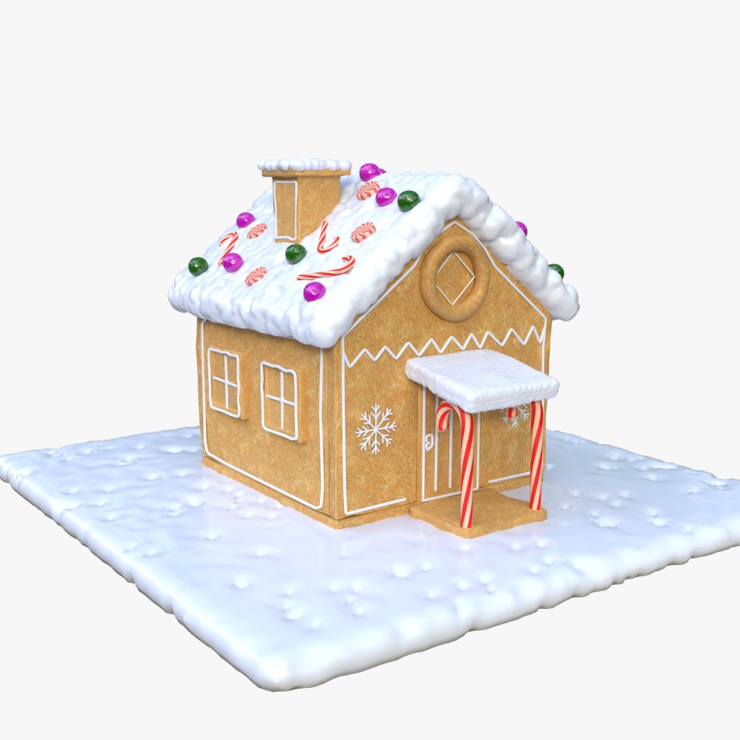 Cookie House 3D - TurboSquid 2317066