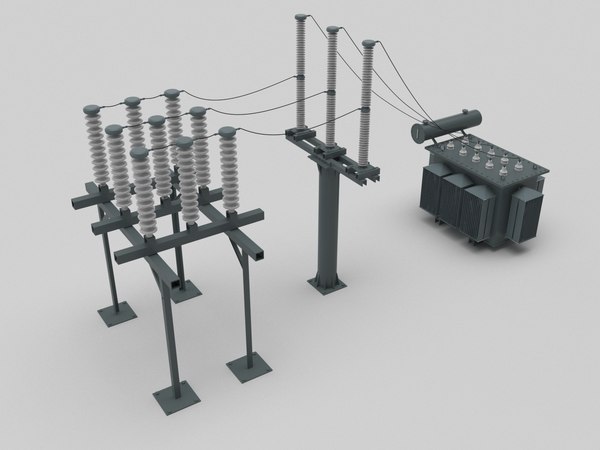 Substation 3D Models for Download | TurboSquid