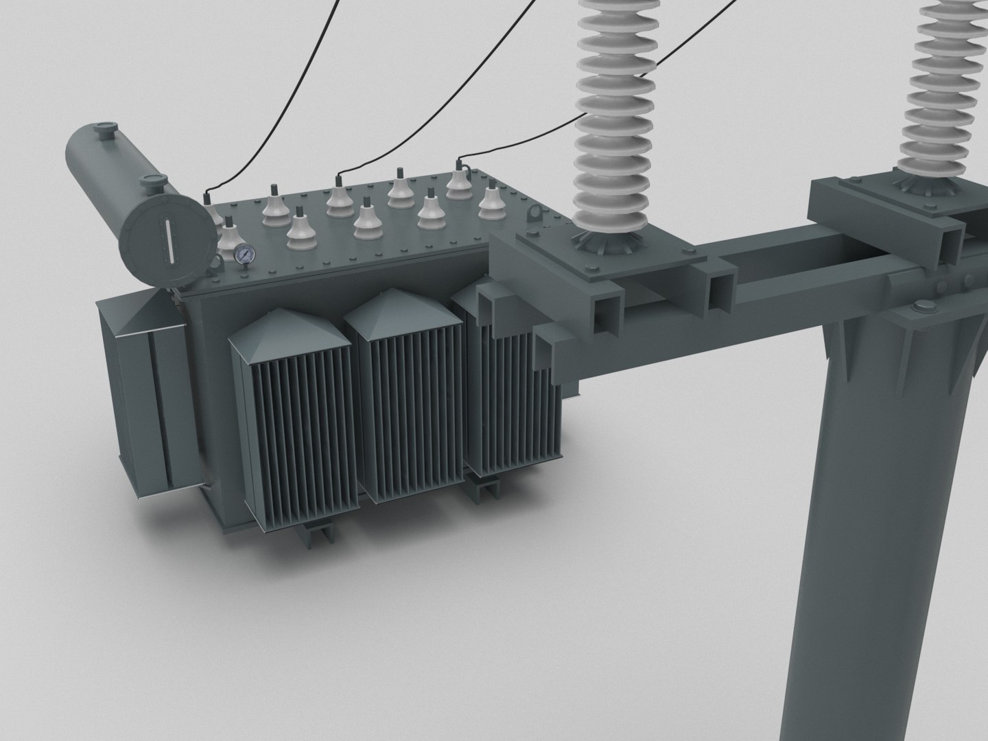 Substation 3D - TurboSquid 1254986