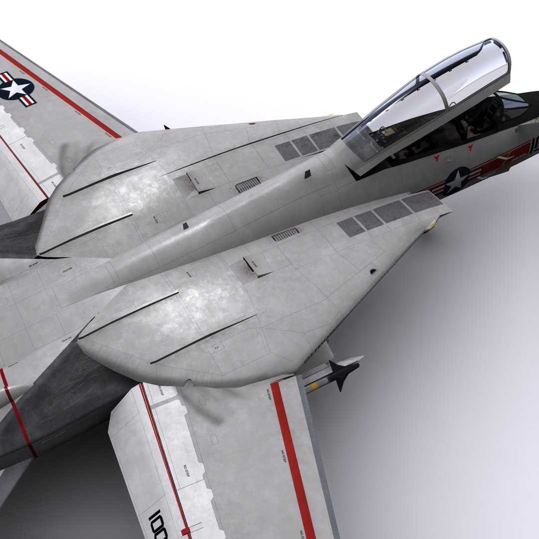 F-14 Fighter Jet Vf-1 3ds