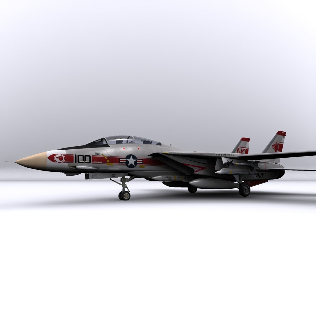 F-14 Fighter Jet Vf-1 3ds