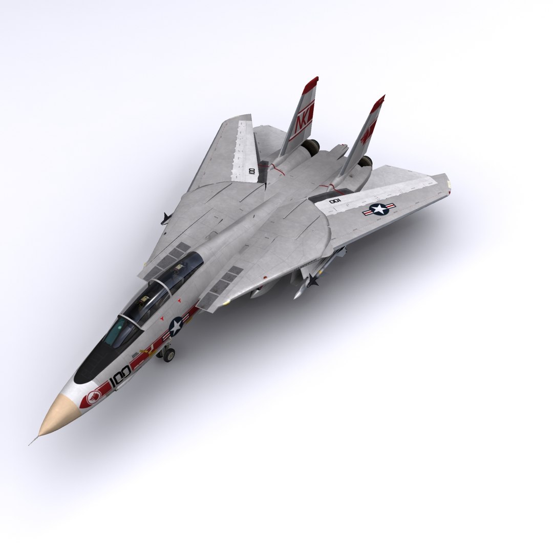 F-14 Fighter Jet Vf-1 3ds