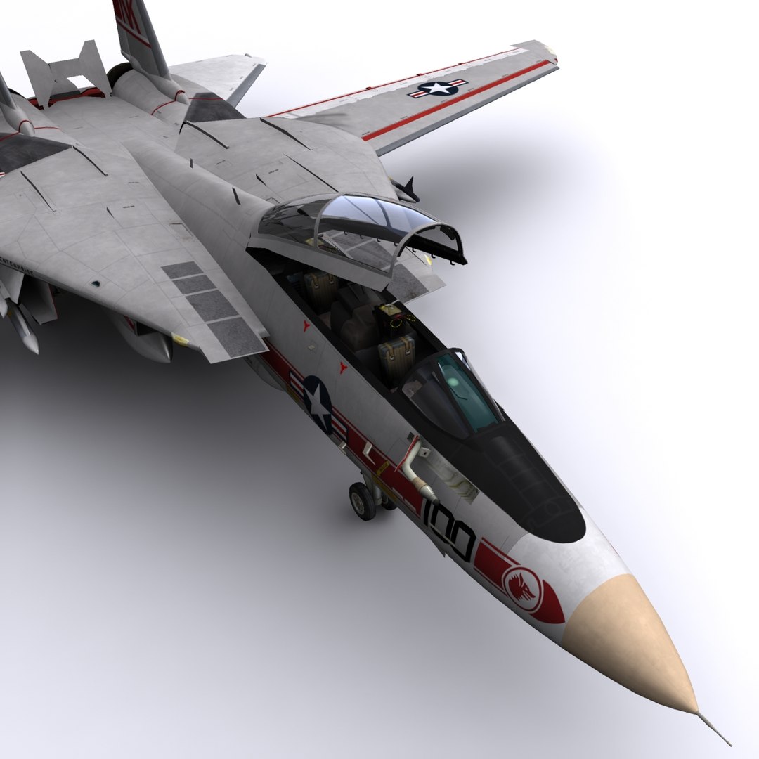 F-14 Fighter Jet Vf-1 3ds