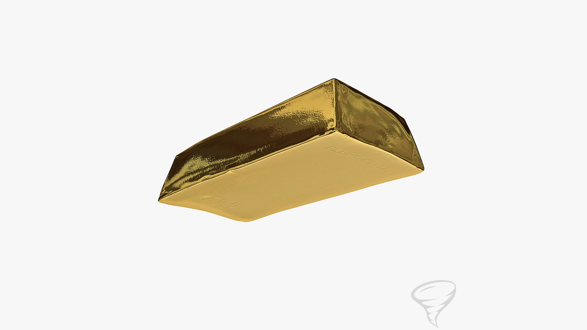 3ds Max Gold Bar Kilobar