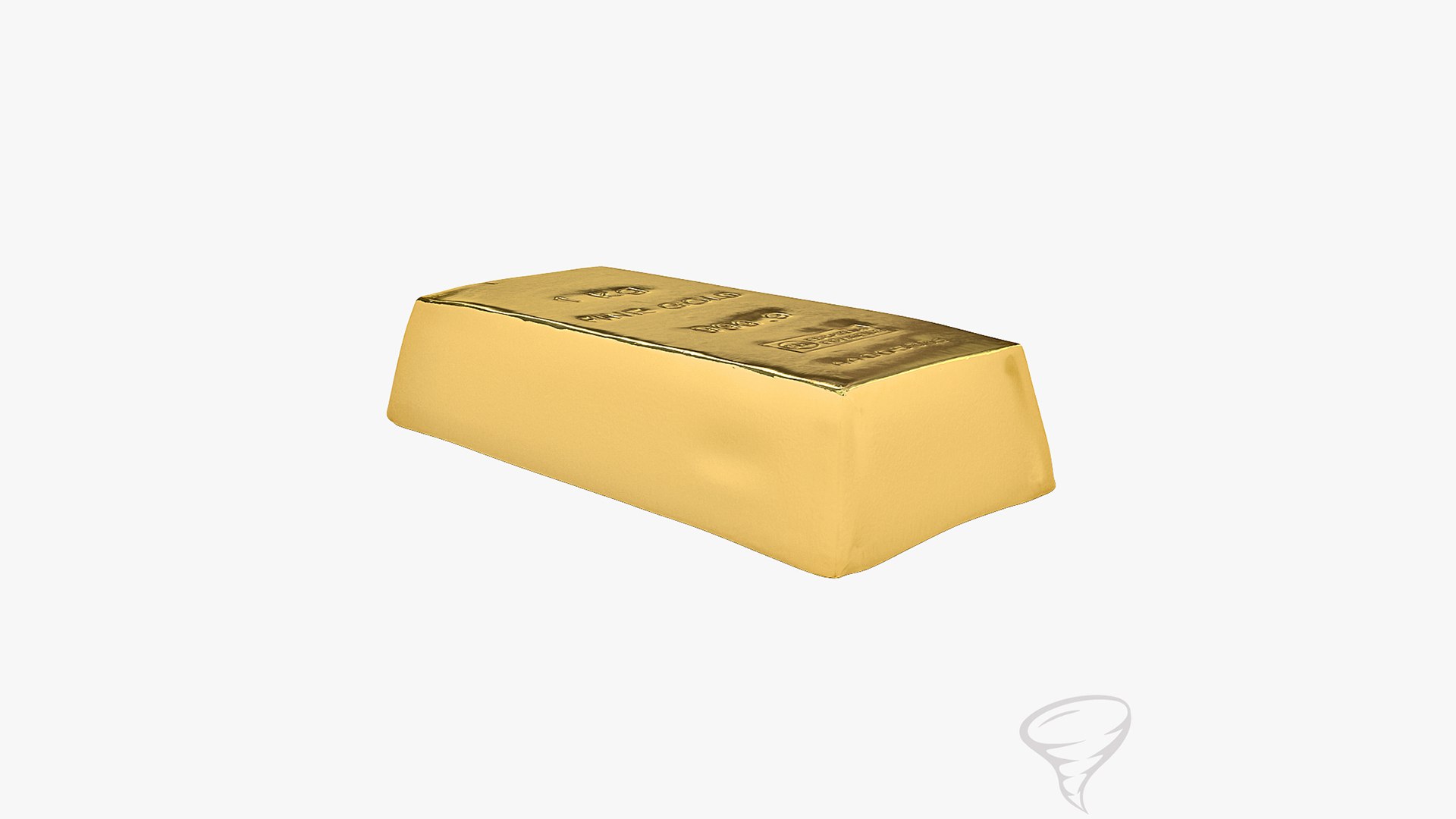 3ds Max Gold Bar Kilobar