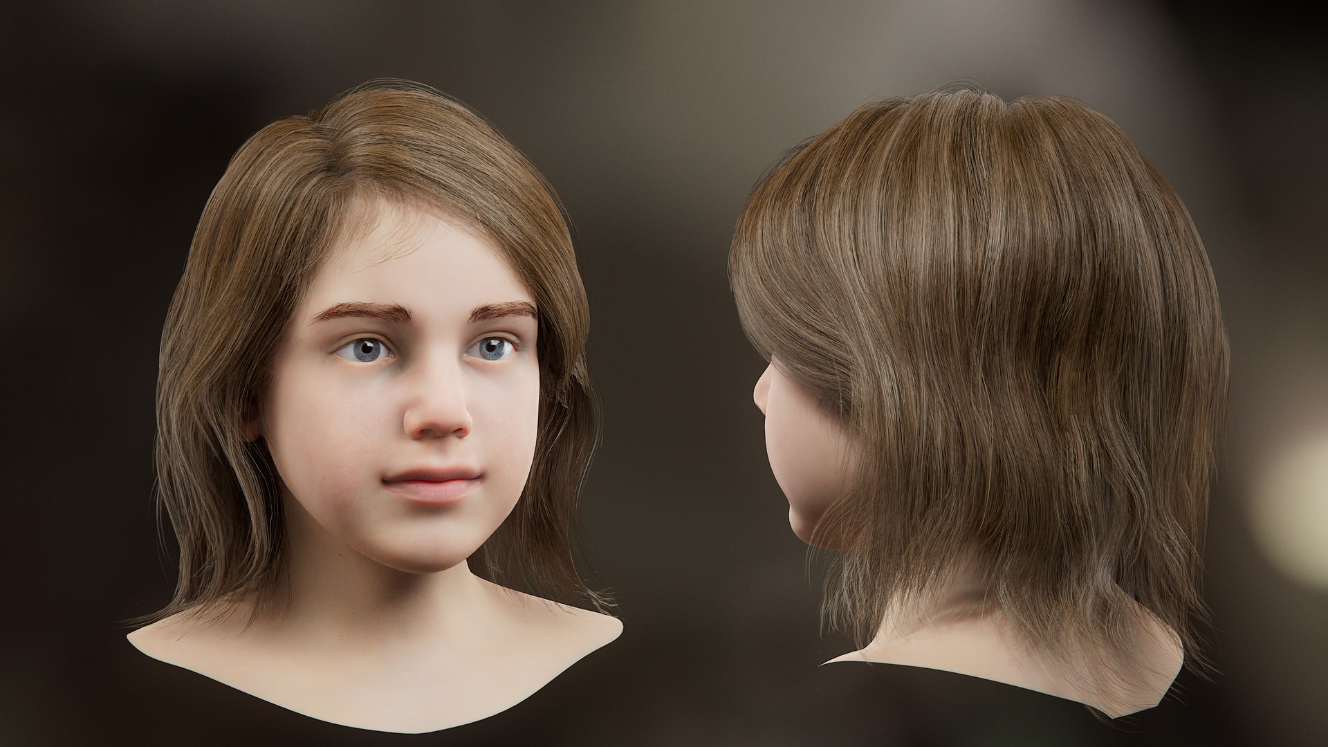 10 Hair Card Hairstyles model - TurboSquid 2067232