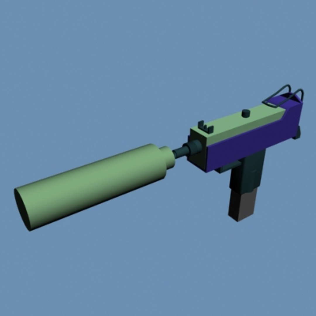 Cobray Mac 10 3d Model