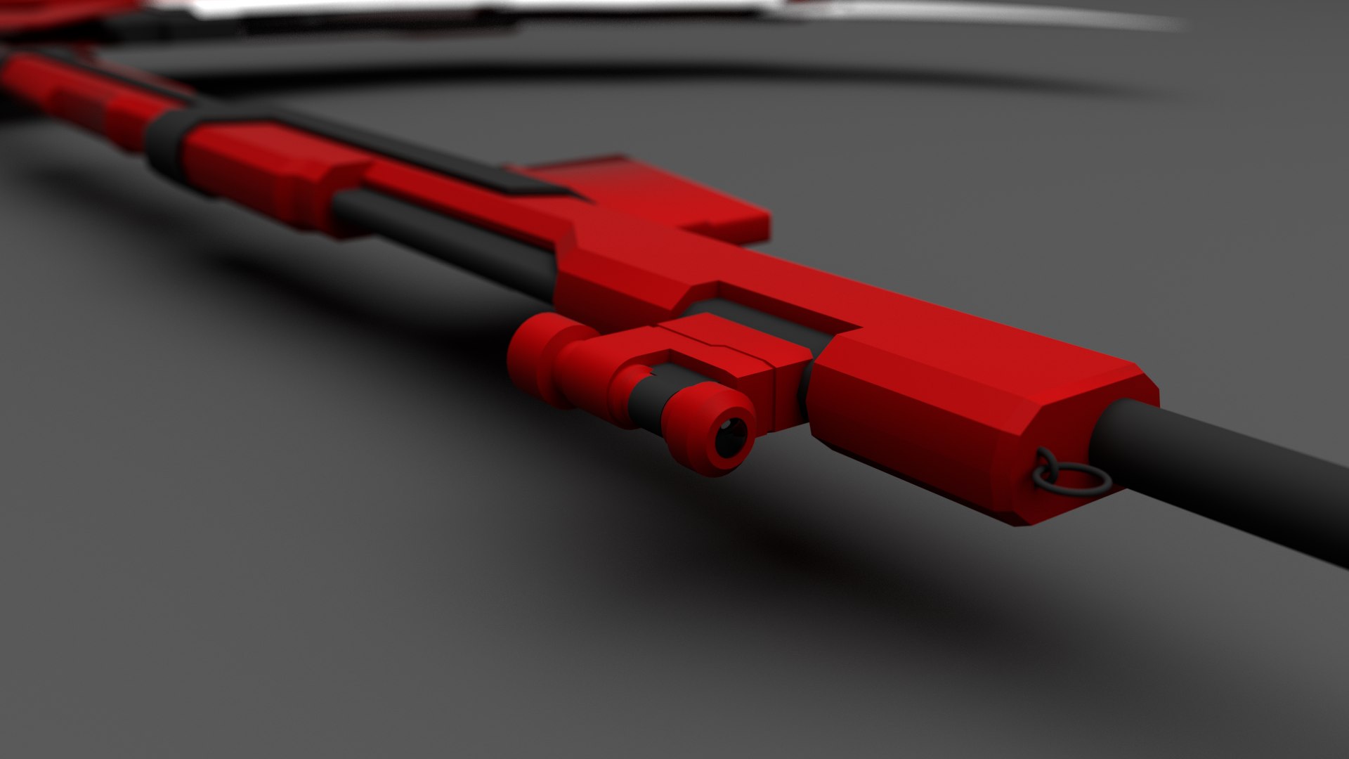 3d Model Of Crescent Rose Rwby