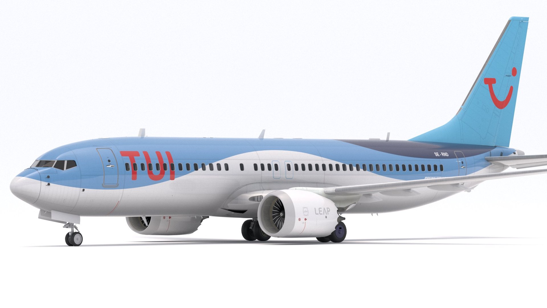 Boeing 737-800 MAX Tui Airlines 3D Model - TurboSquid 2141754