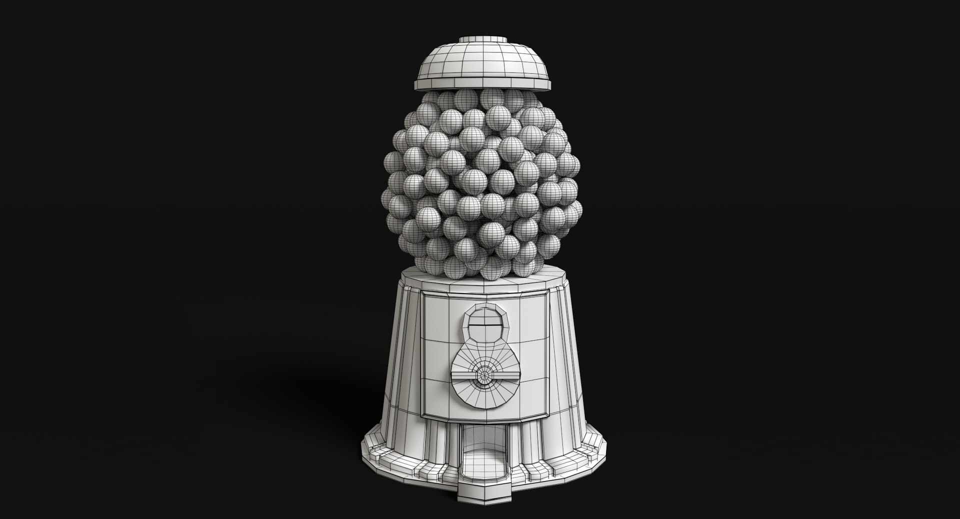3d Gumball Machine Model