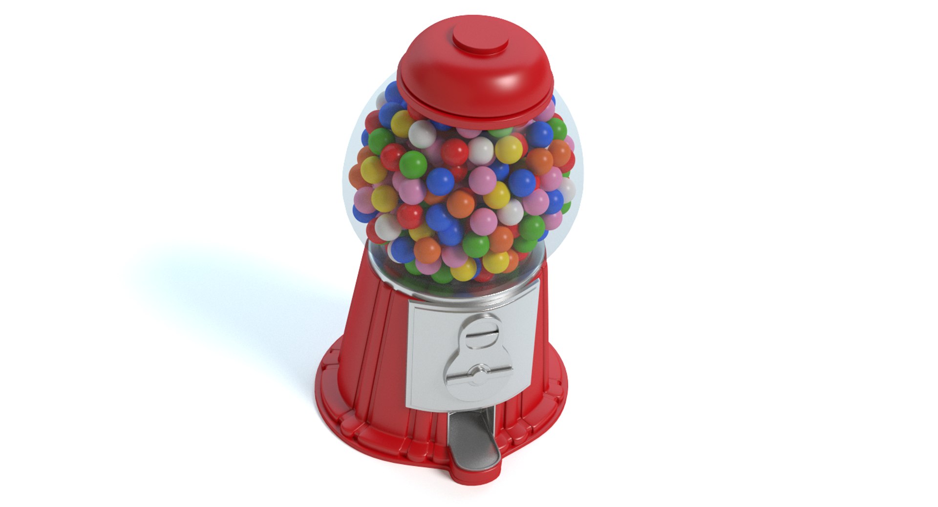 3d Gumball Machine Model