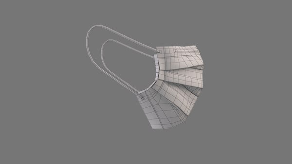 3D model realistic surgical mask - TurboSquid 1534838