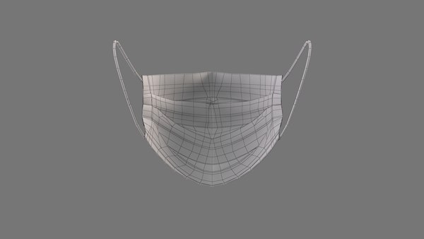 3D model realistic surgical mask - TurboSquid 1534838