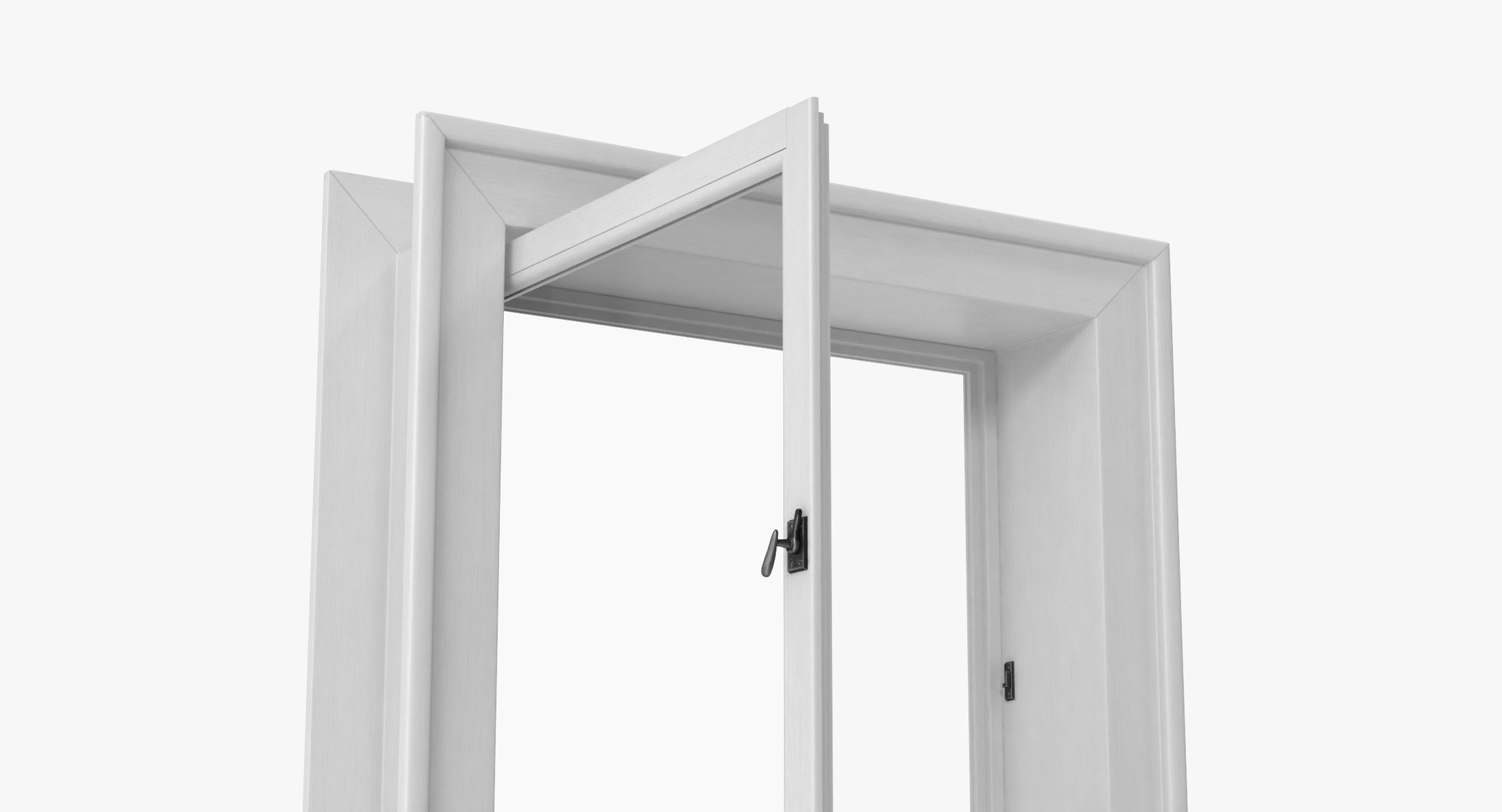 Classic Window 02 Open 3D Model - TurboSquid 1214423