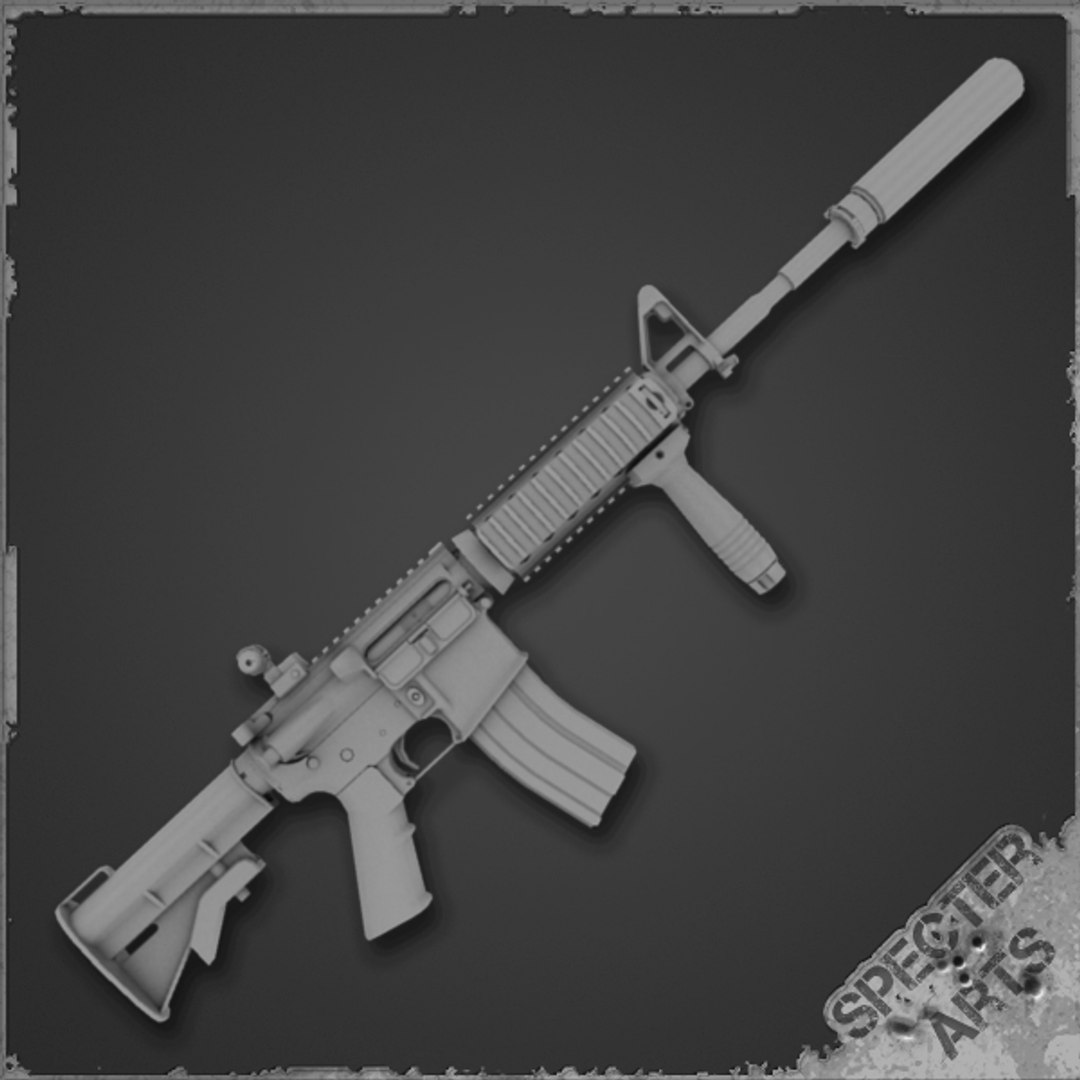 M4a1 Carbine Sopmod Block 3ds