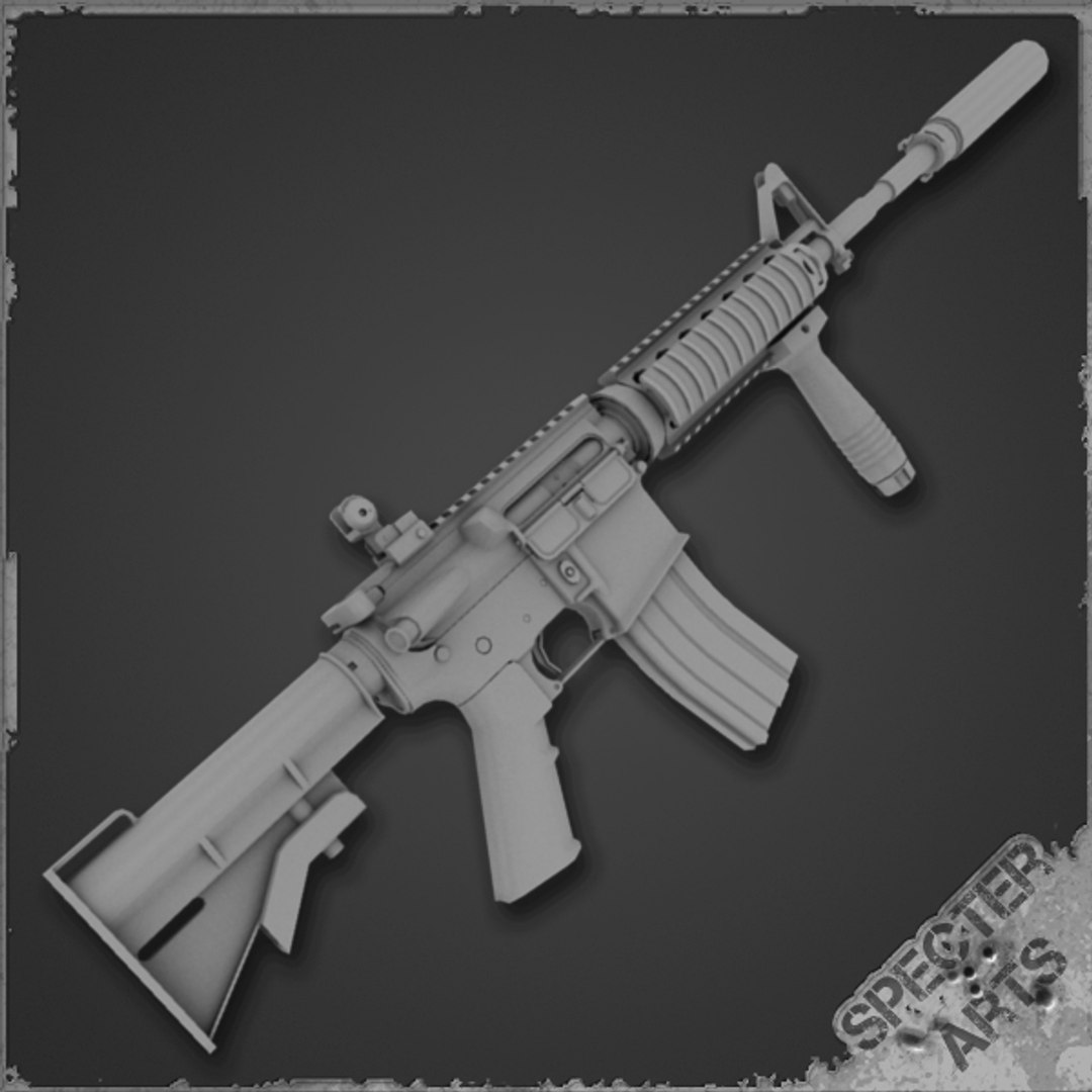 M4a1 Carbine Sopmod Block 3ds