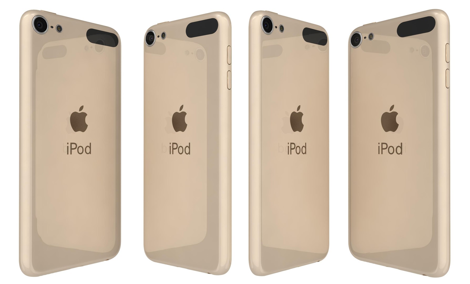 Apple Ipod Touch Gold 3D Model - TurboSquid 1418106
