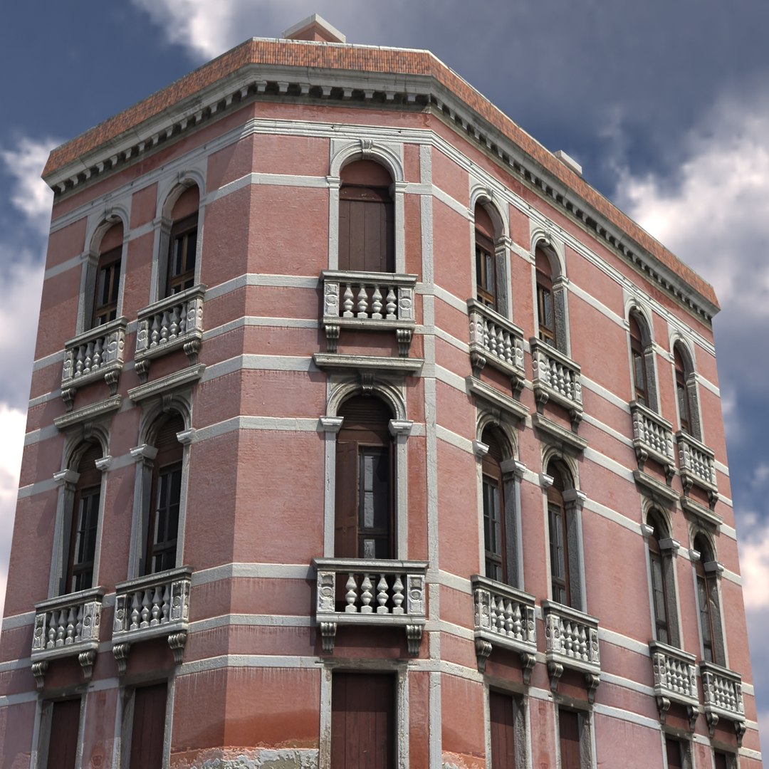 3d Obj Building Exterior