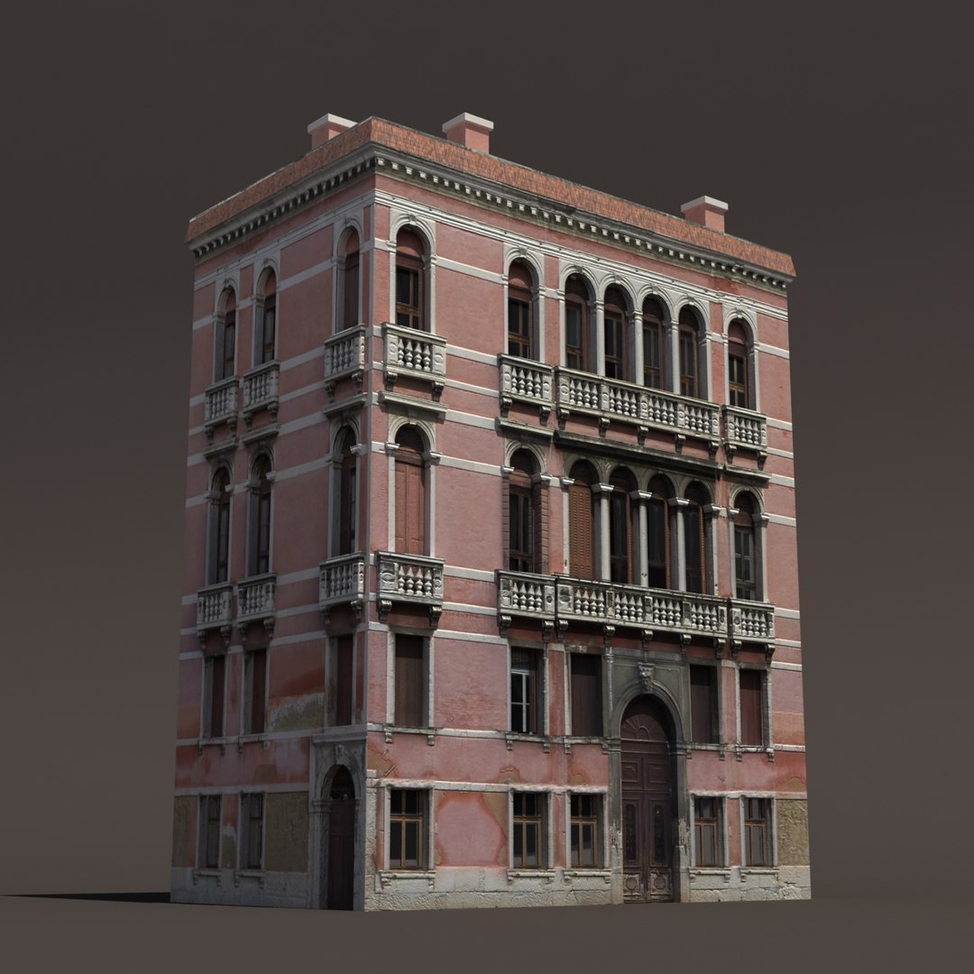 3d Obj Building Exterior