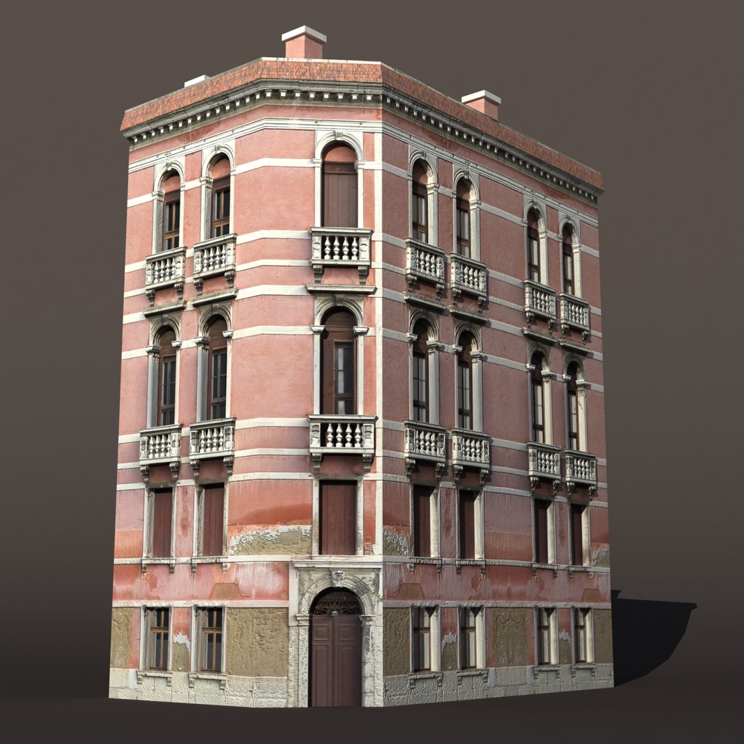 3d Obj Building Exterior