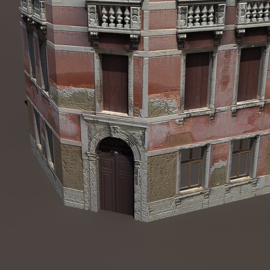 3d Obj Building Exterior