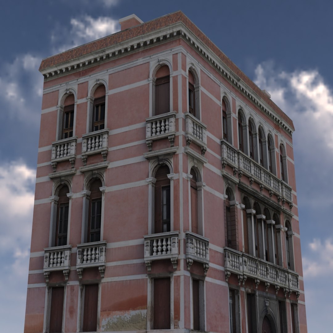 3d Obj Building Exterior