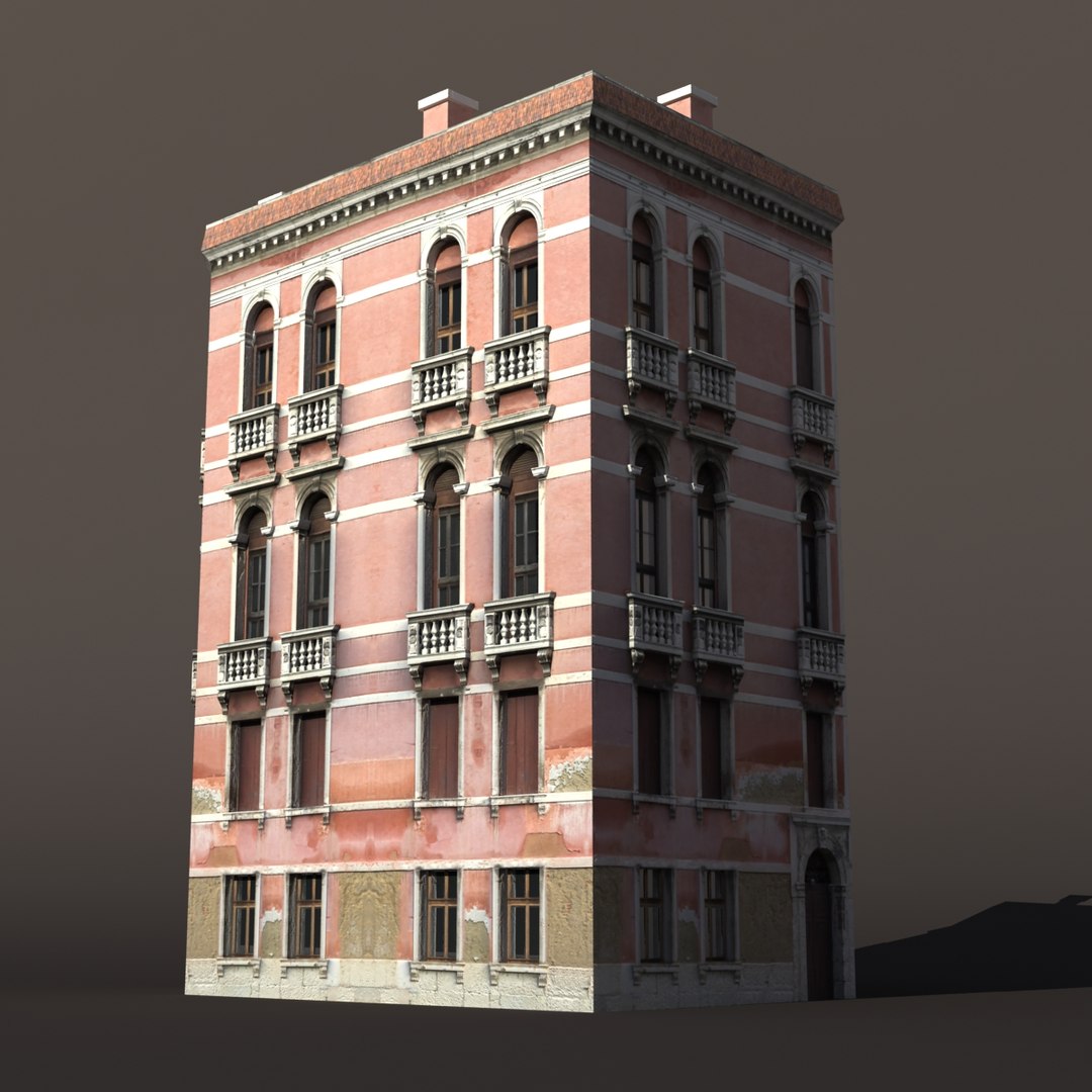 3d Obj Building Exterior