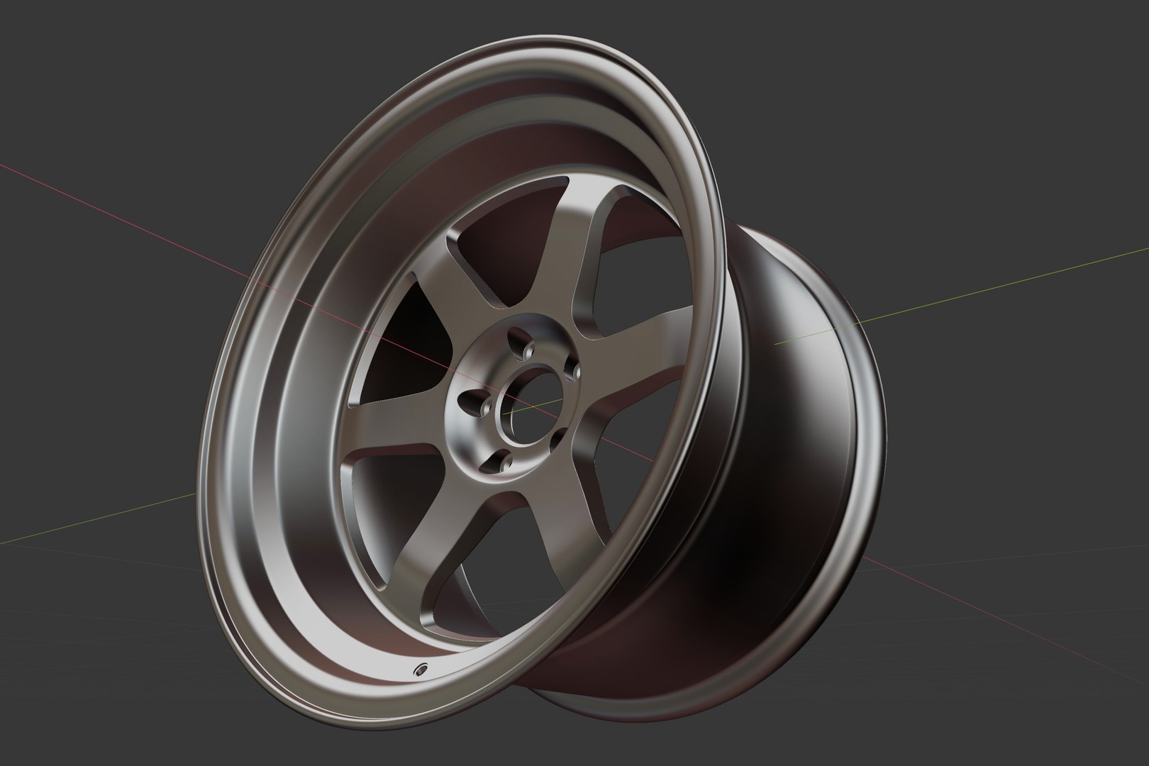 3D RAYS VOLK RACING TE37VSL FBX model - TurboSquid 1799638