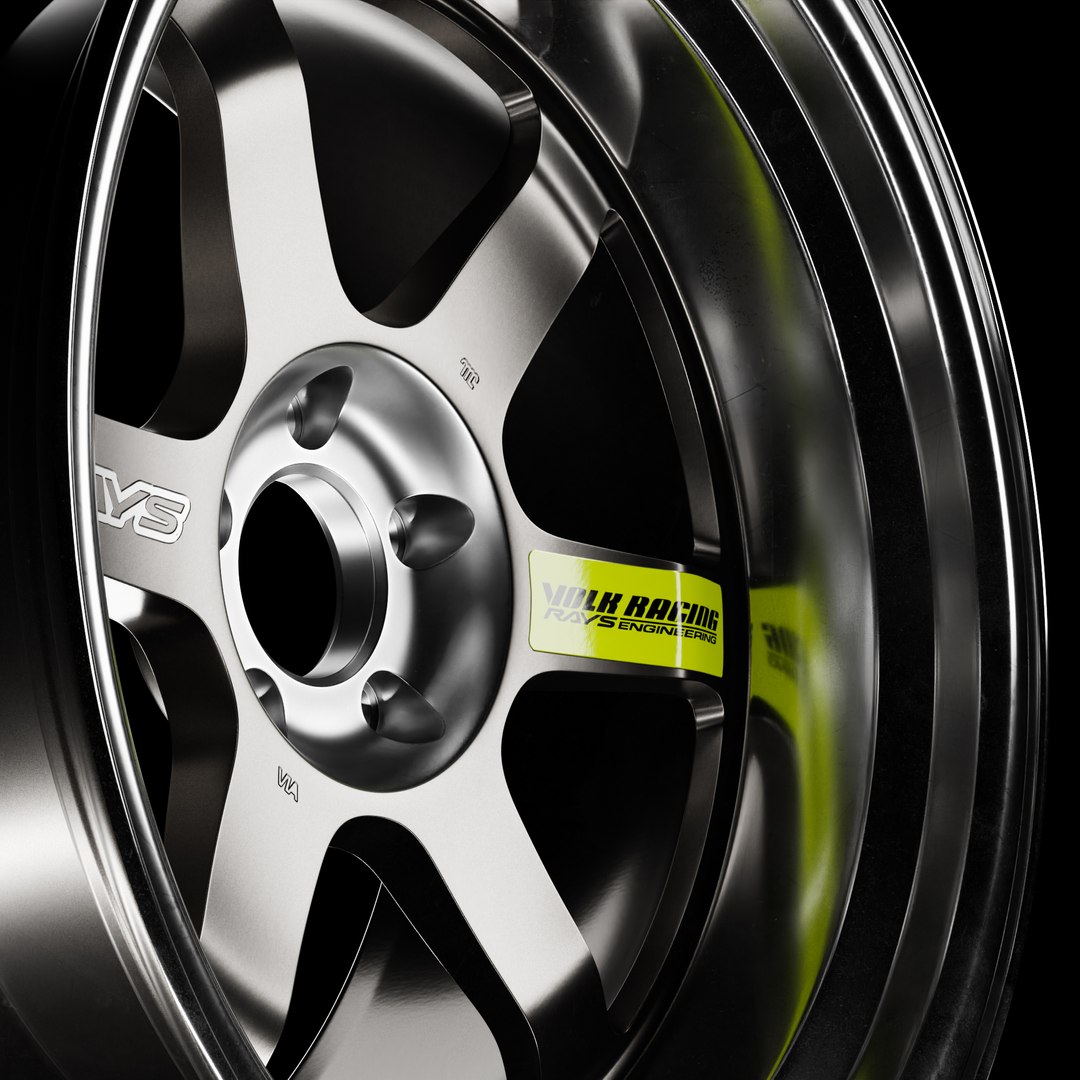 3D RAYS VOLK RACING TE37VSL FBX model - TurboSquid 1799638