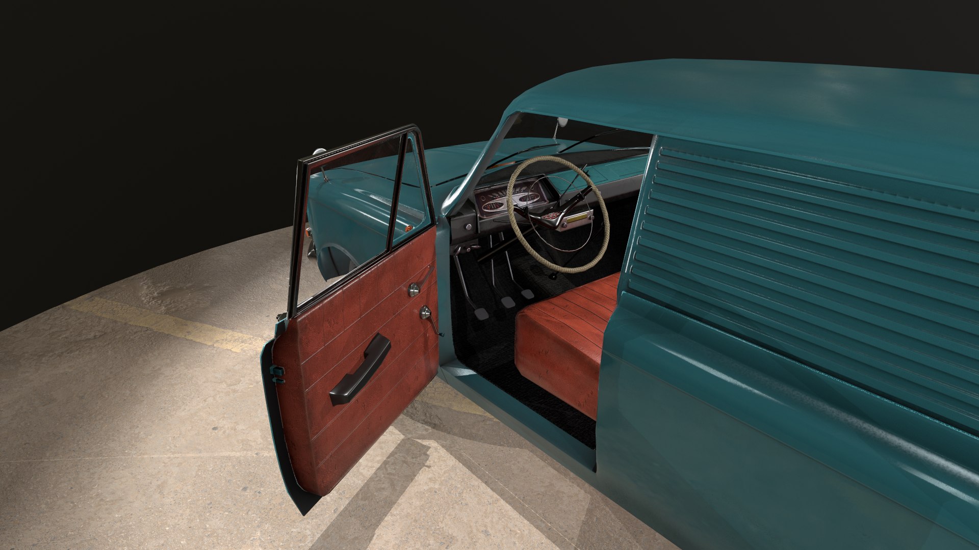 3D Soviet Car Moskvich 433 - TurboSquid 1709112