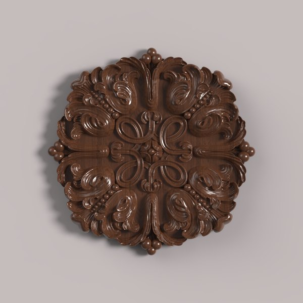 modelo 3d Decoración tallada RO.039 - TurboSquid 1358318