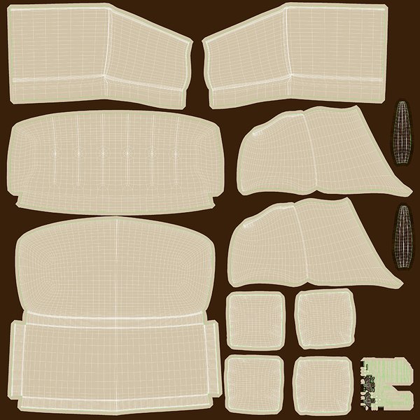 3D guy giola sofa model - TurboSquid 1692911