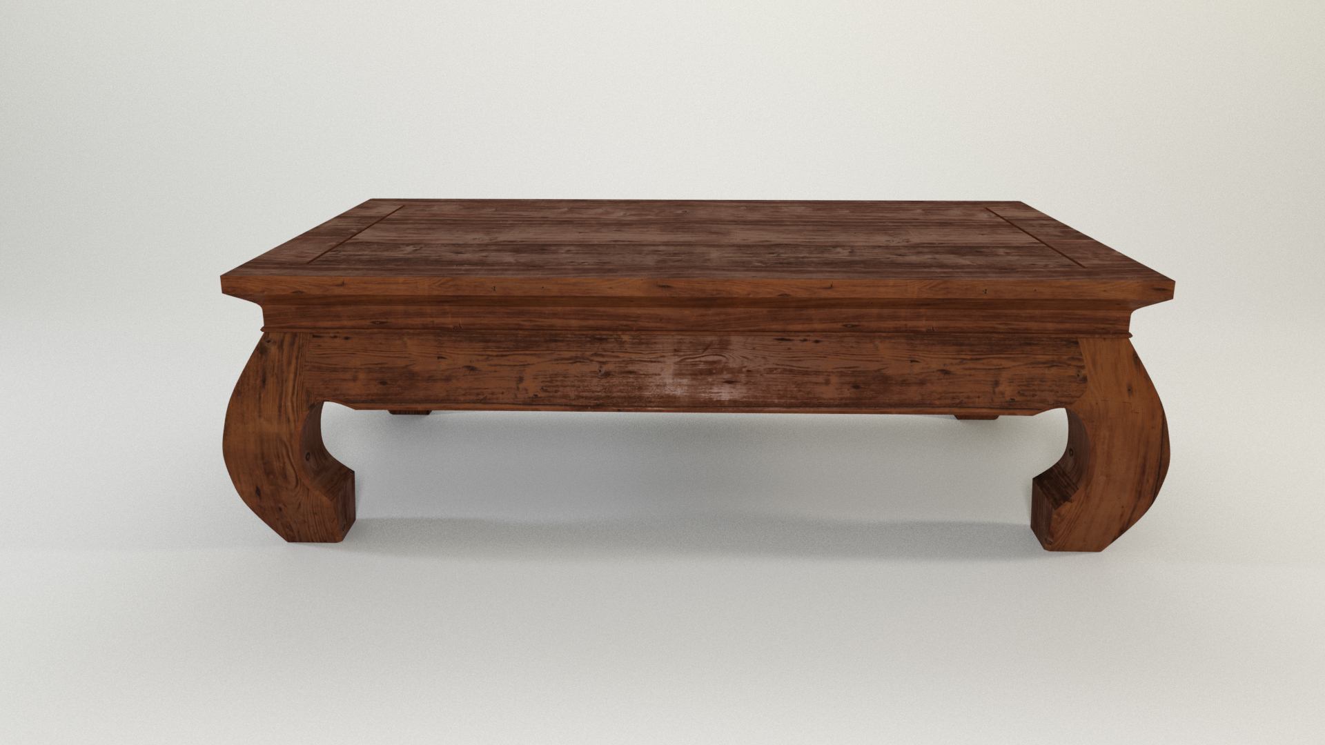 Coffee Table - Colonial Style 02 3D Model - TurboSquid 1881254