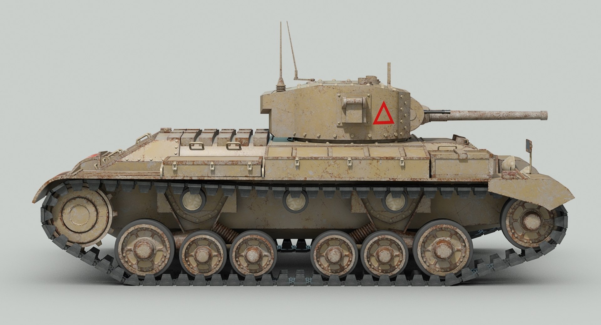 Ww2 Tank Valentine 3d Max