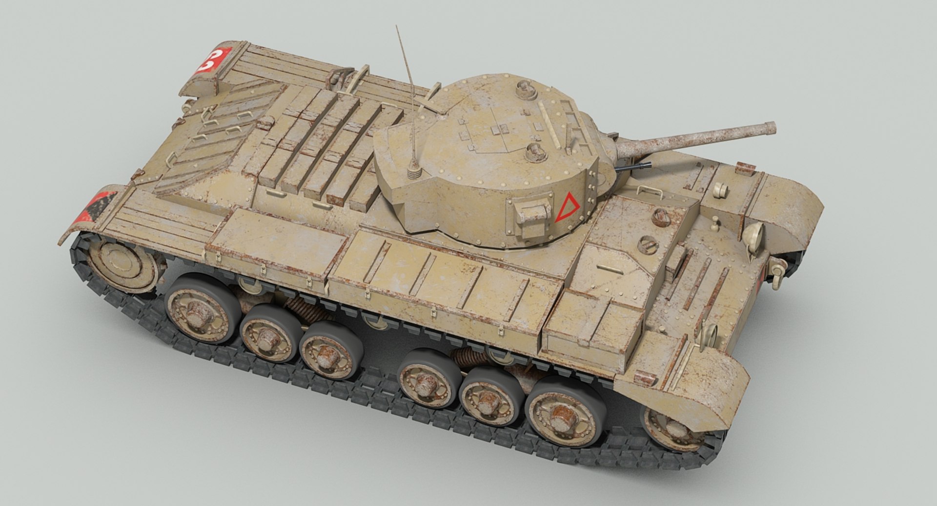 Ww2 Tank Valentine 3d Max