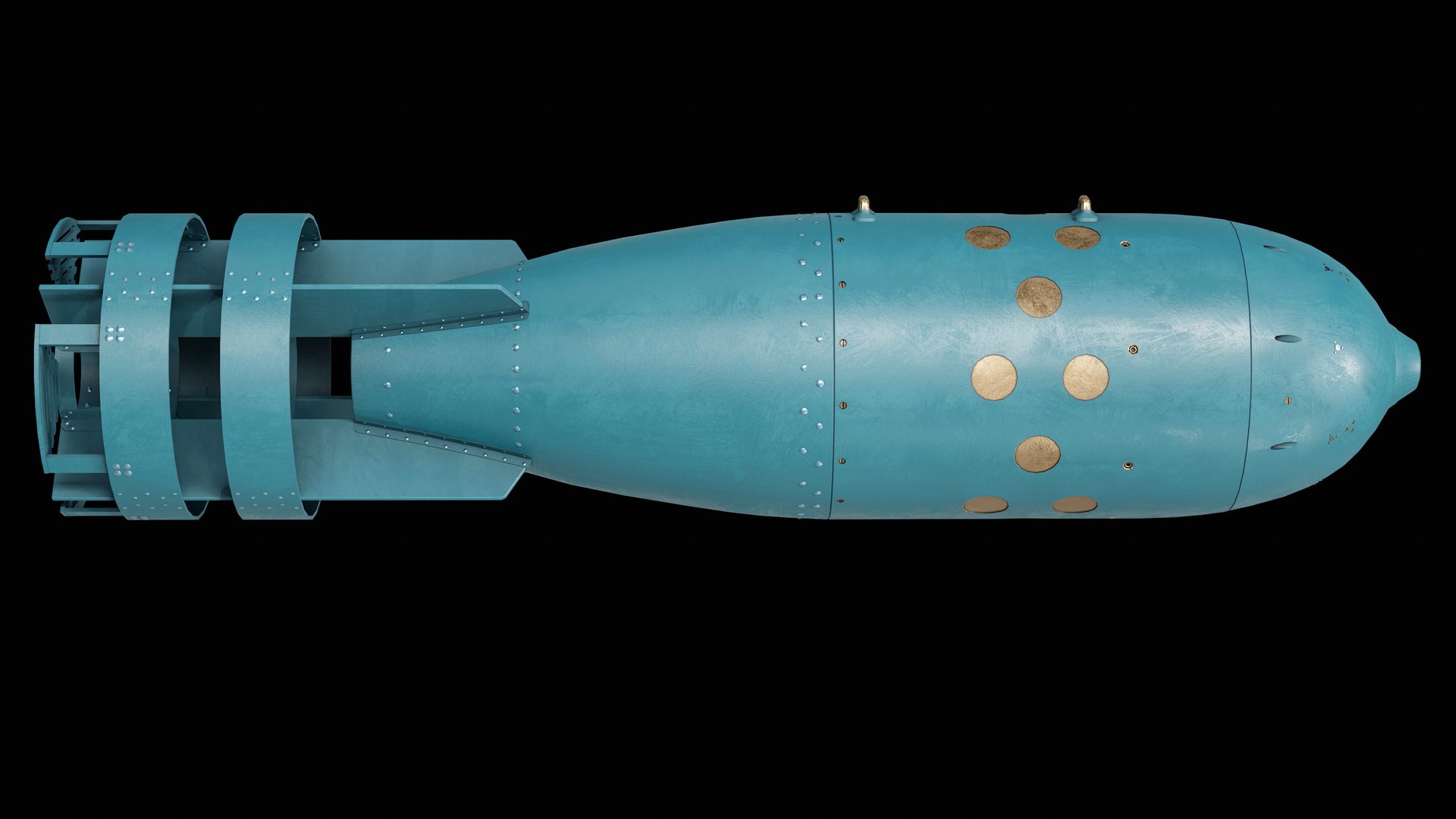 Nuclear Atom Bomb RDS-4 PBR 3D - TurboSquid 2178991