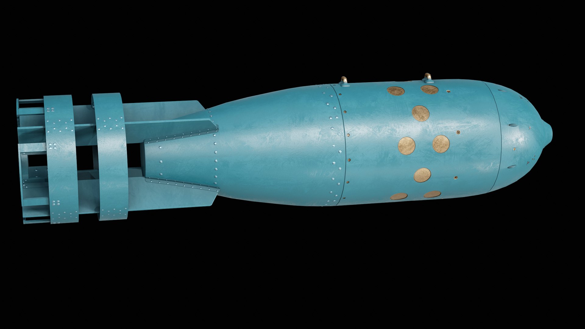 Nuclear Atom Bomb RDS-4 PBR 3D - TurboSquid 2178991