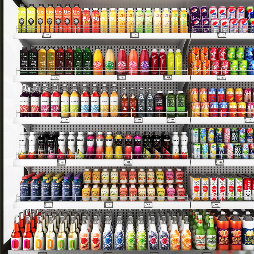 3D Healthy Drink Display LB11 Model - TurboSquid 2036243