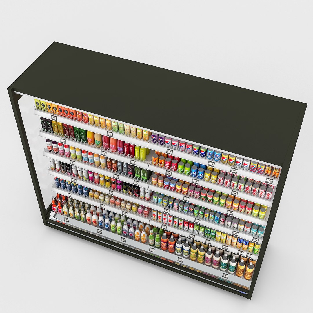 3D Healthy Drink Display LB11 Model - TurboSquid 2036243