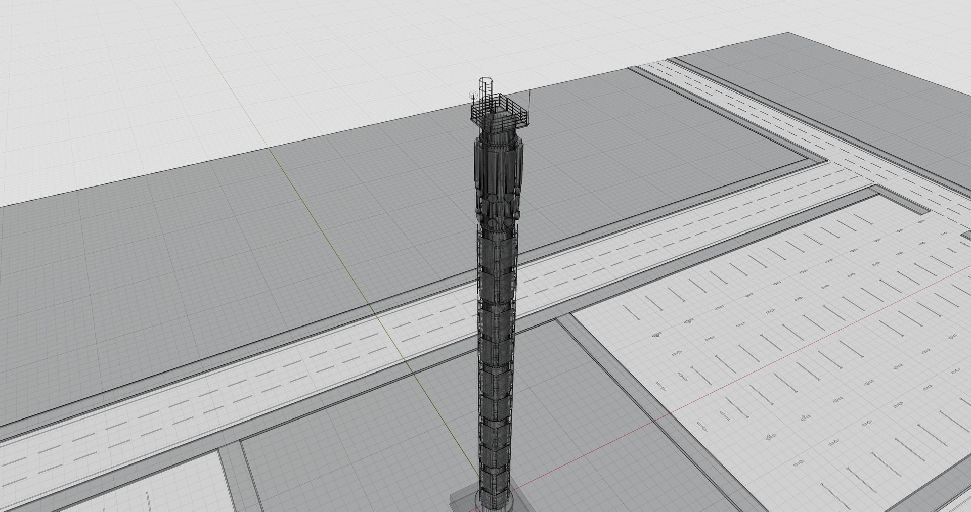 GSM And Solar Tower 3D Model - TurboSquid 2331356