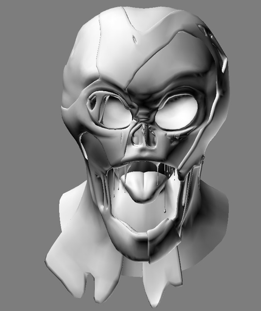 zombie demon 3d model